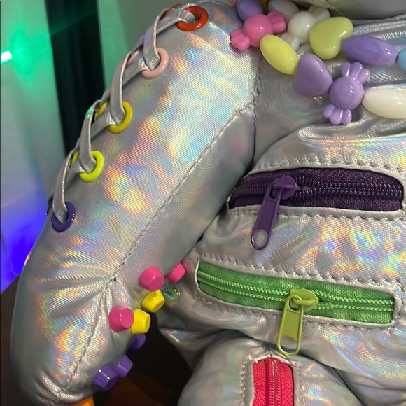 Dolls Kill | Bags | The Original Tormented Teddy Holographic Club Rave ...